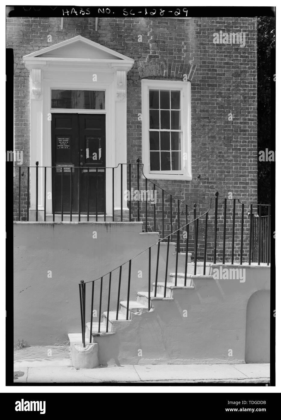 NORTHEAST (FRONT) AND NORTHWEST SIDE ELEVATION, LOOKING SOUTH, VERTICAL ...