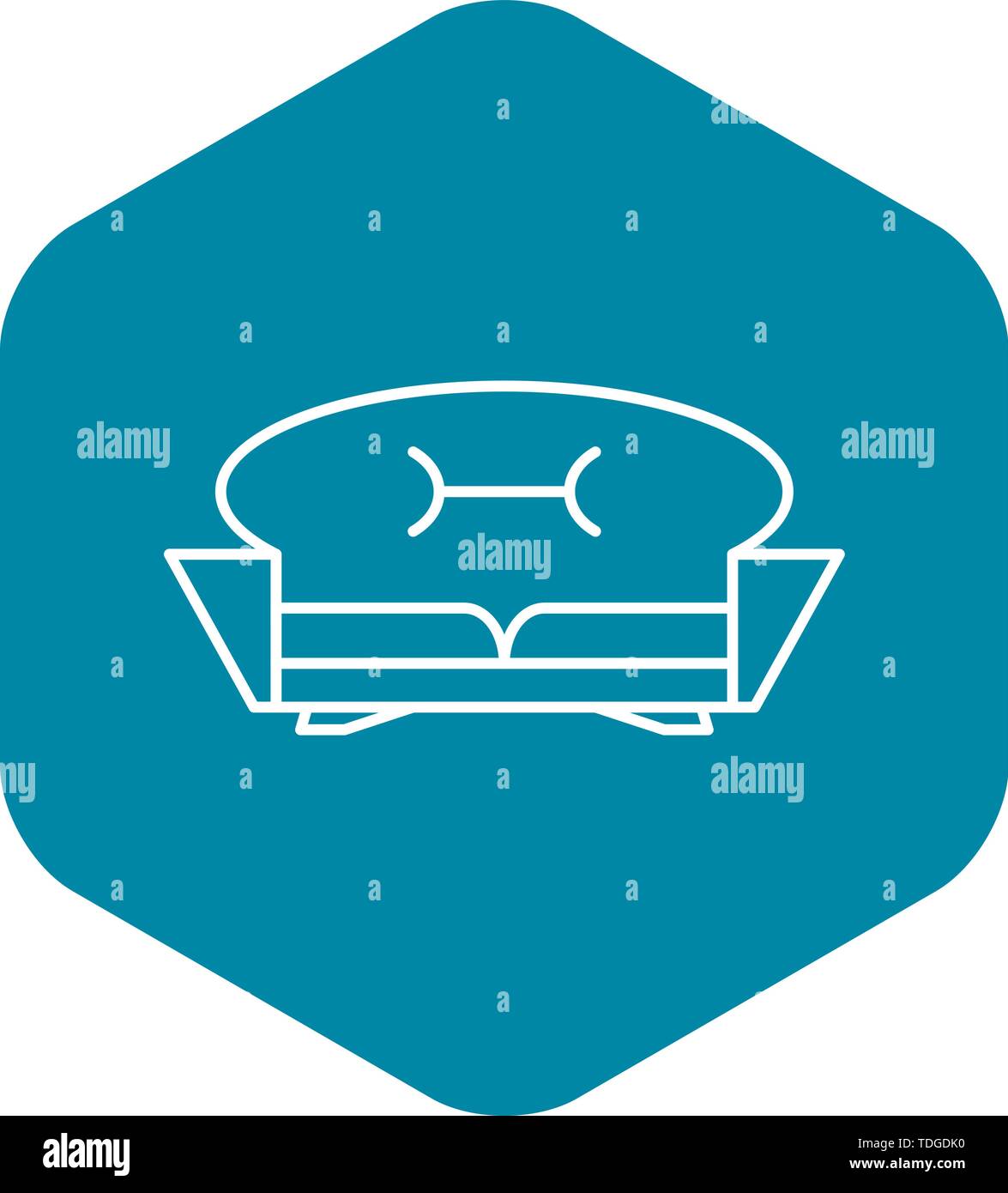 Home sofa icon, outline style Stock Vector Image & Art - Alamy