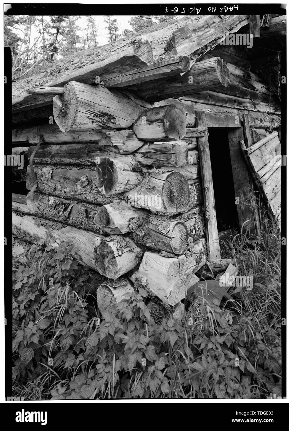 NORTHEAST CORNER, DETAIL OF NOTCHING - Iditarod Trail Shelter Cabins ...