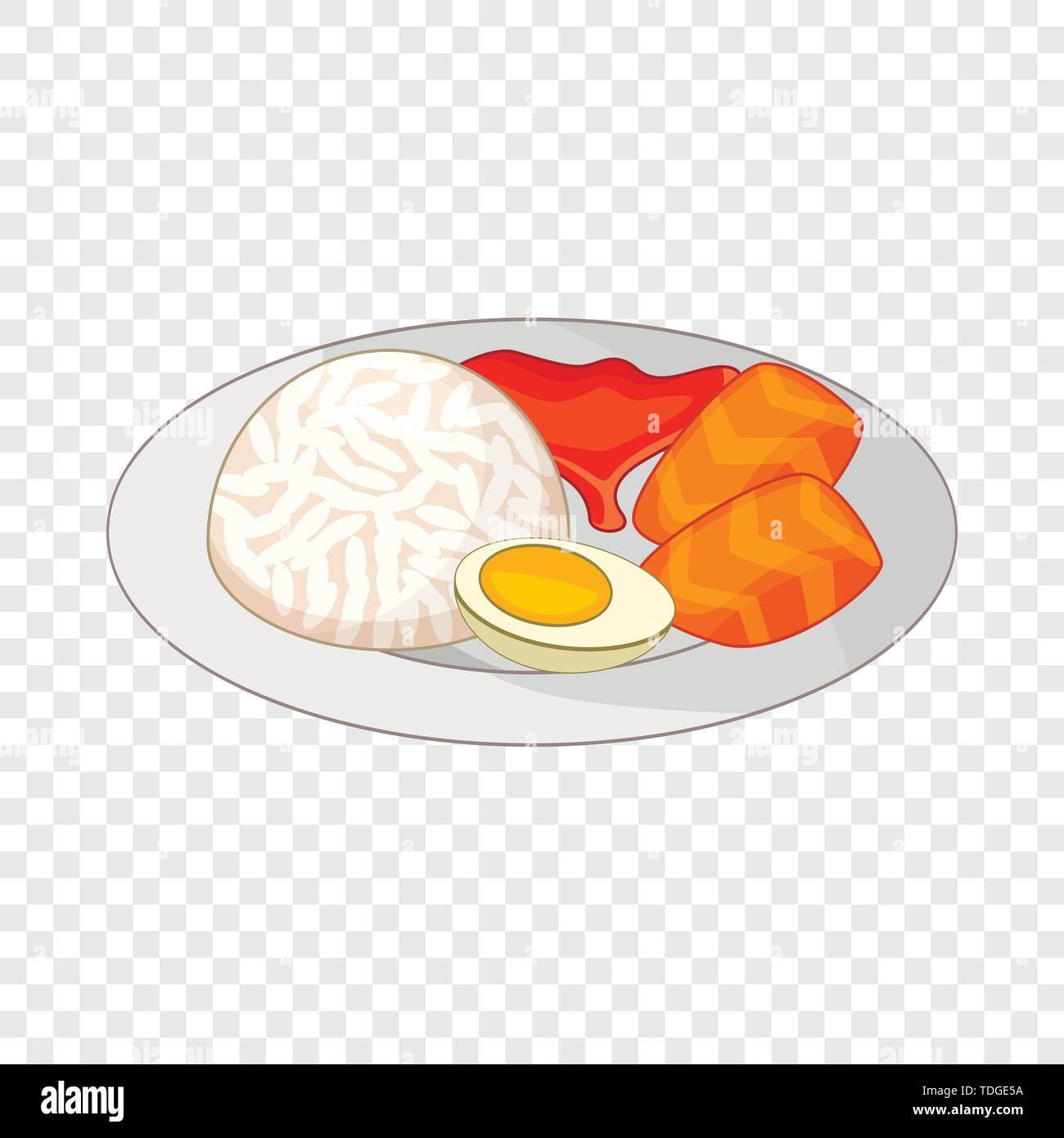 Bento, Japanese food icon, cartoon style Stock Vector Image & Art - Alamy