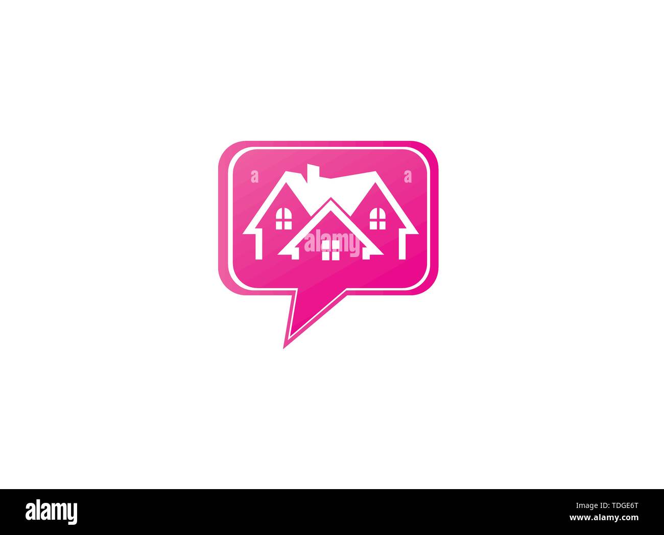 Architecture for home and houses for logo design illustration, property ...