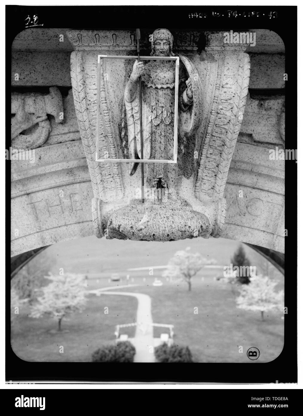NORTHEAST ELEVATION, KEYSTONE - National Memorial Arch, King of Prussia ...