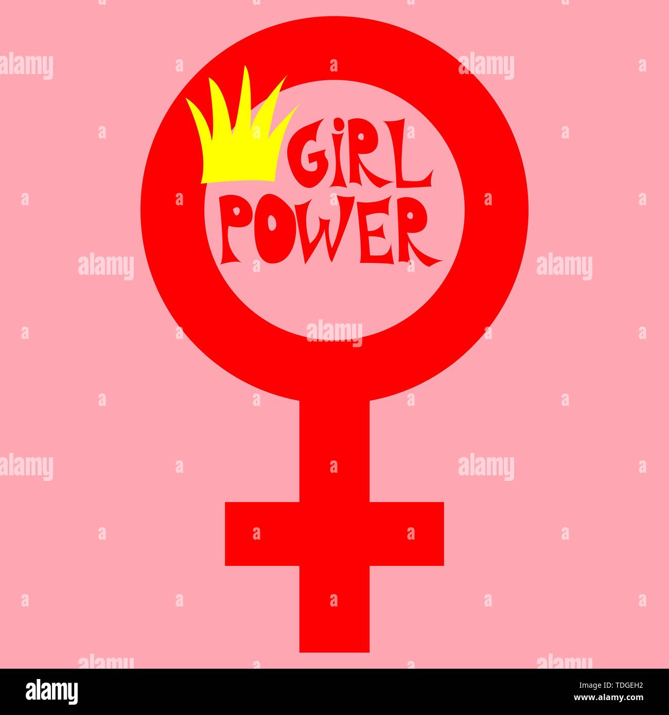 Woman Power Symbol