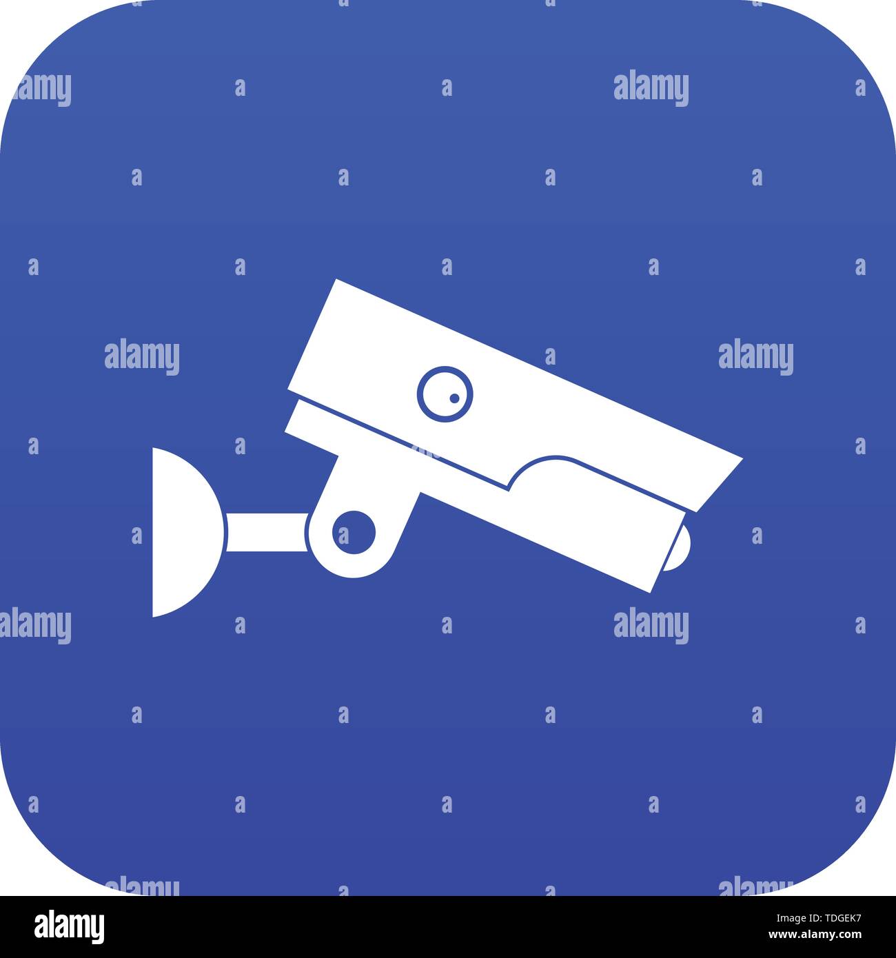 Security camera icon digital blue Stock Vector Image & Art - Alamy