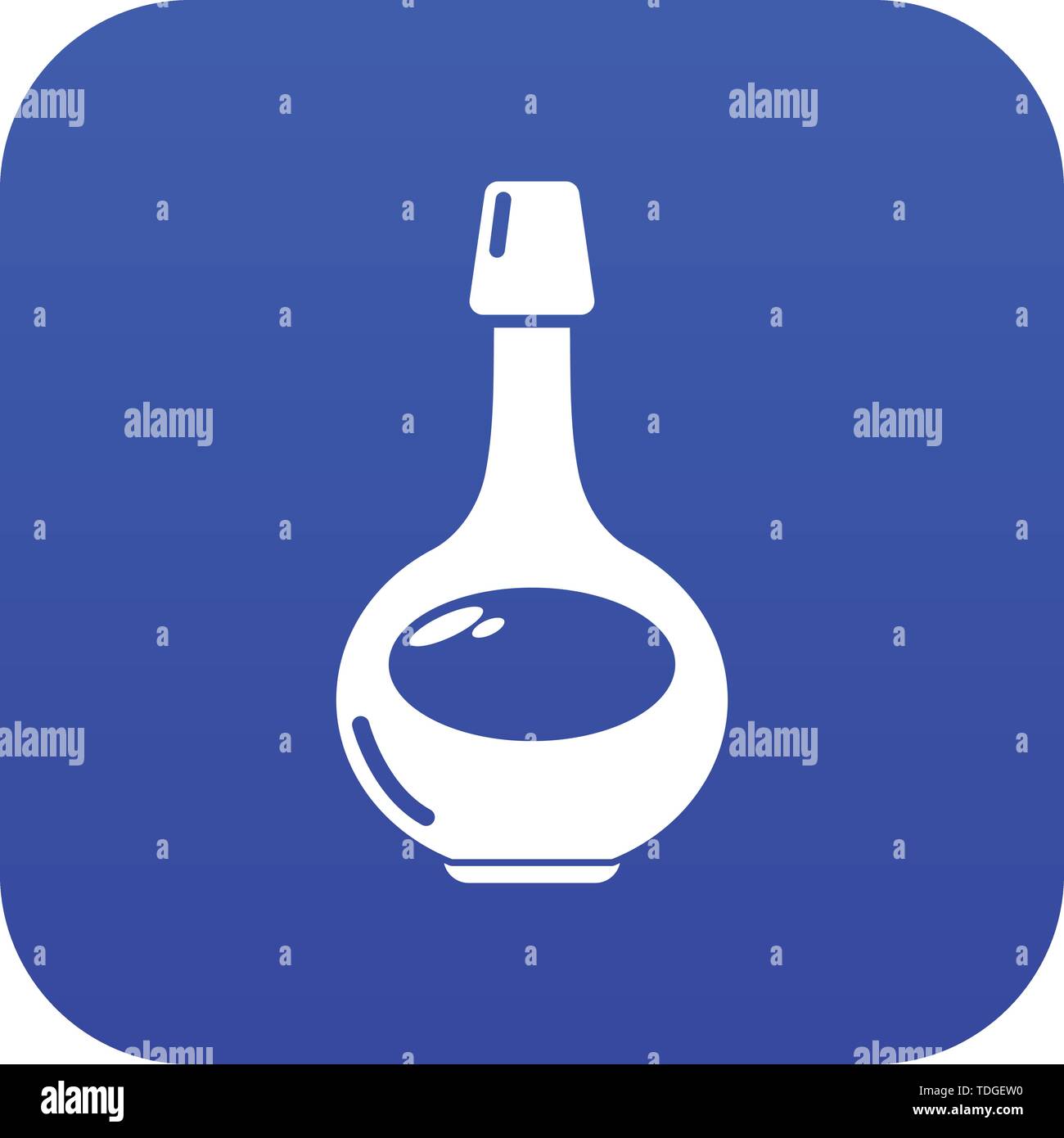 Cognac icon blue vector Stock Vector Image & Art - Alamy