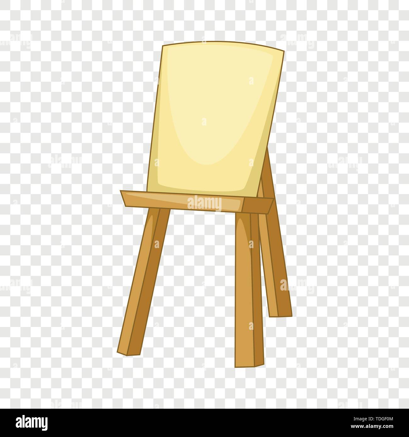 Wooden easel icon, cartoon style Stock Vector Image & Art - Alamy