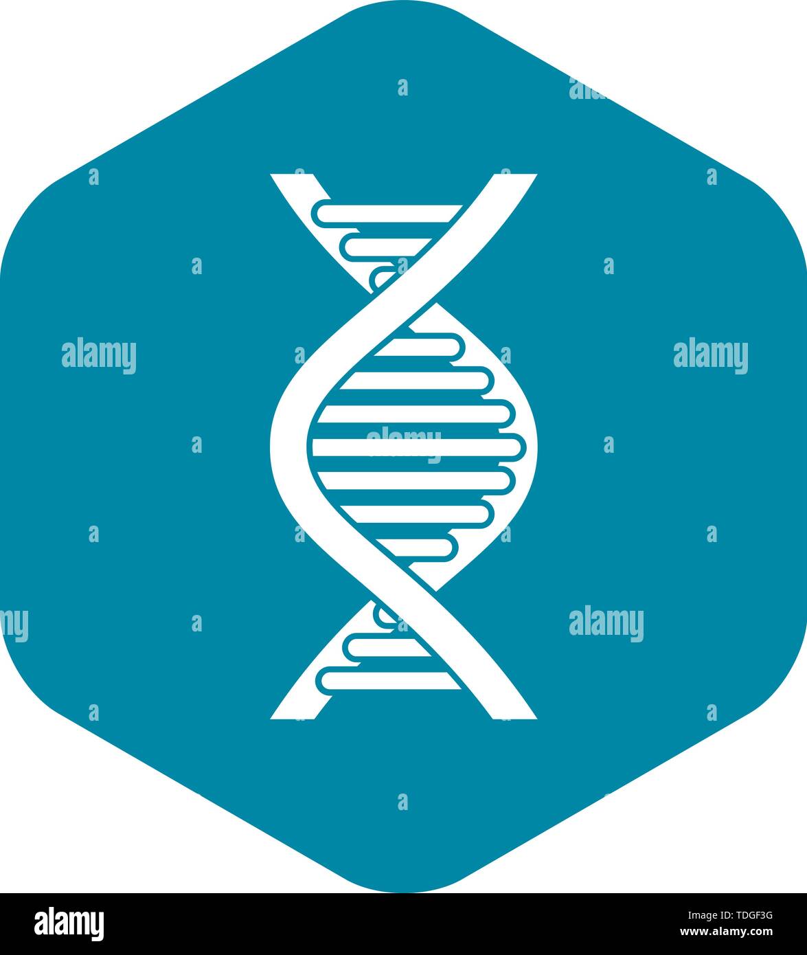 DNA strand icon, simple style Stock Vector Image & Art - Alamy