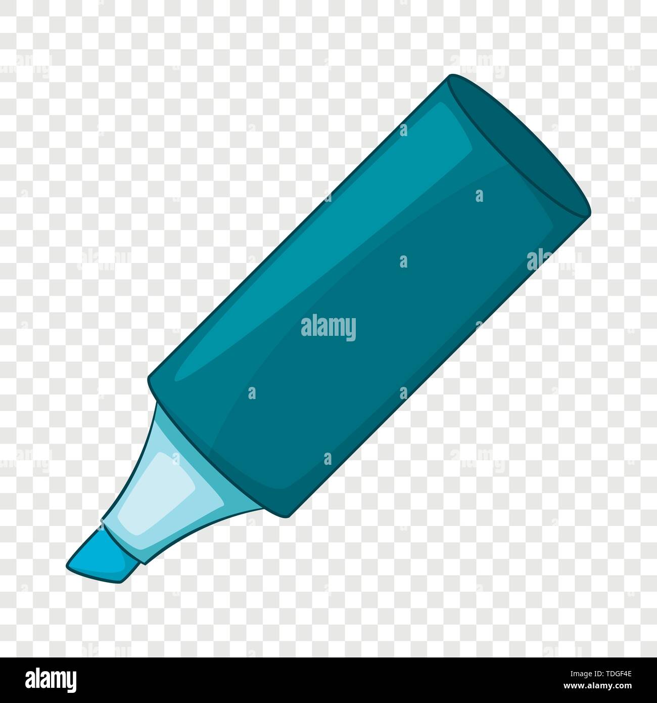 Blue marker icon, cartoon style Stock Vector Image & Art - Alamy