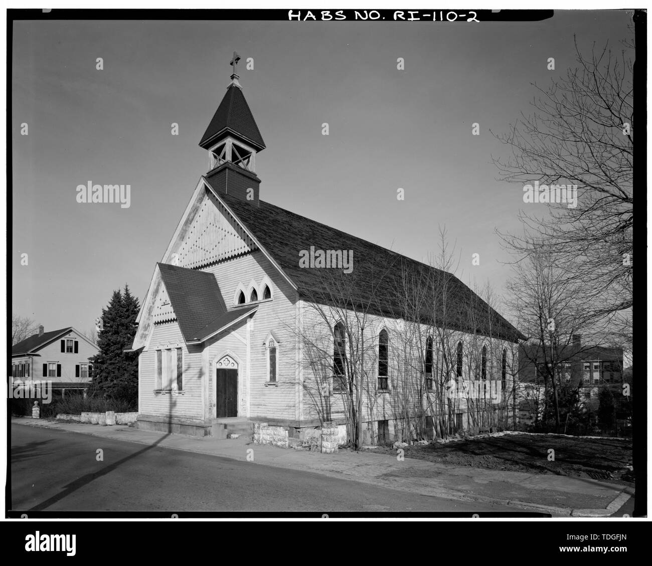 NORTHWEST (FRONT) CORNER. - St. Michael's Catholic Church, 15 Homestead ...