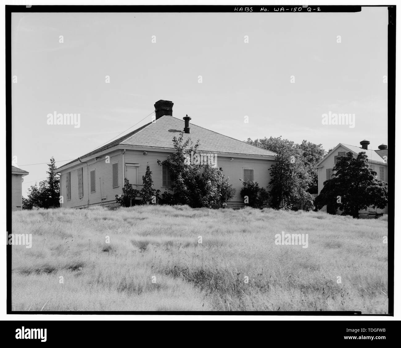 NORTHWEST (REAR) AND NORTHEAST SIDES, TAKEN FROM NORTHWEST (8'x10' neg ...