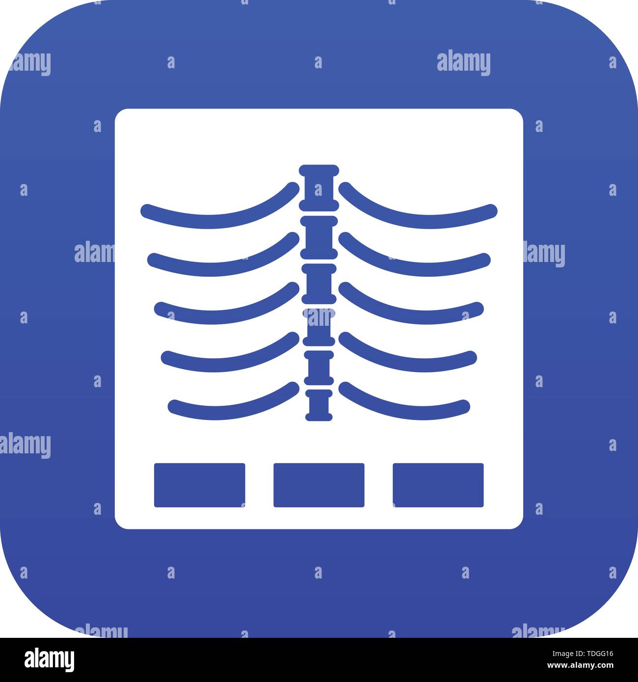 X ray photo icon digital blue Stock Vector Image & Art - Alamy