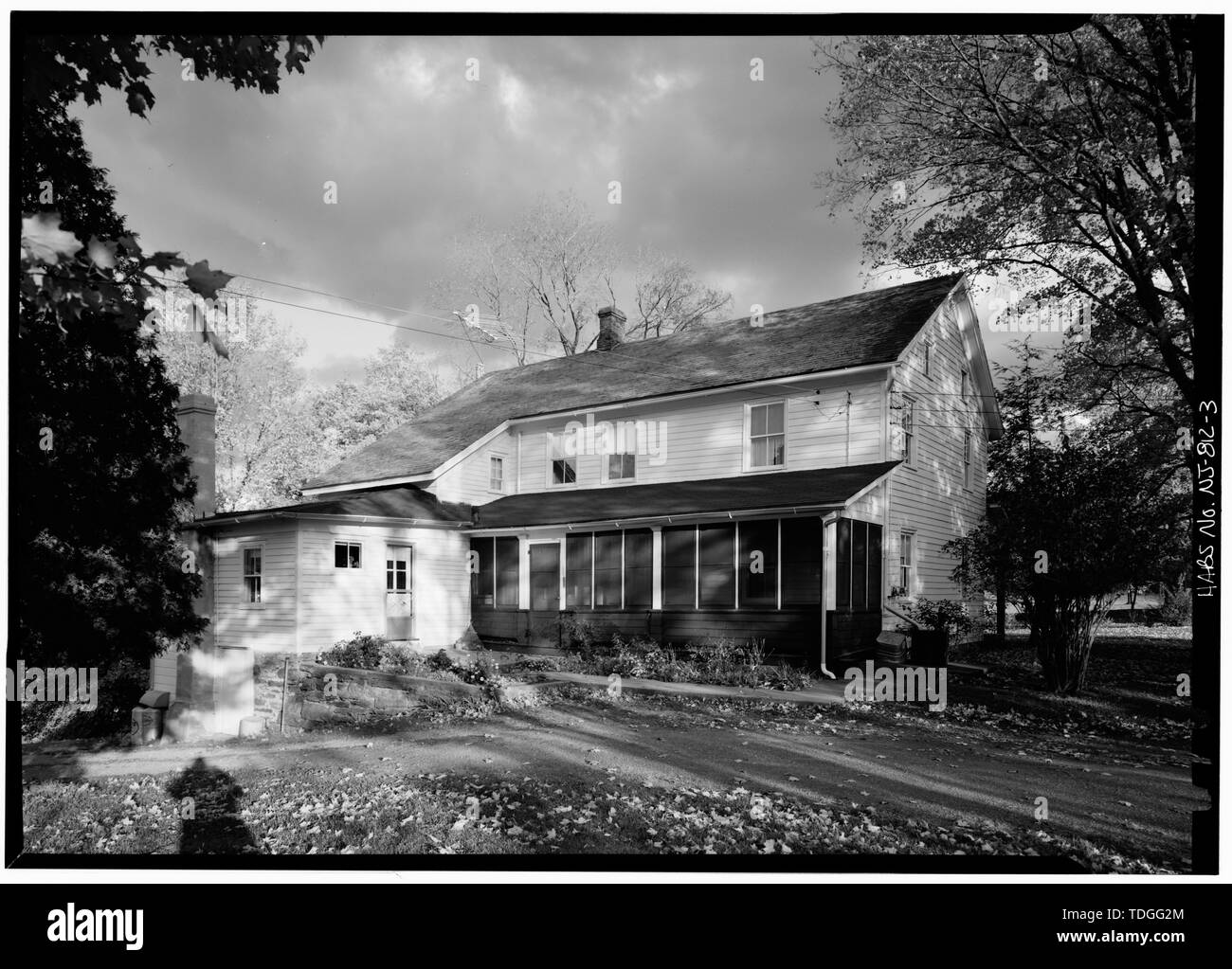 NORTHWEST AND SOUTHWEST ELEVATIONS - Smith-Rosenkrans House, Old Mine ...