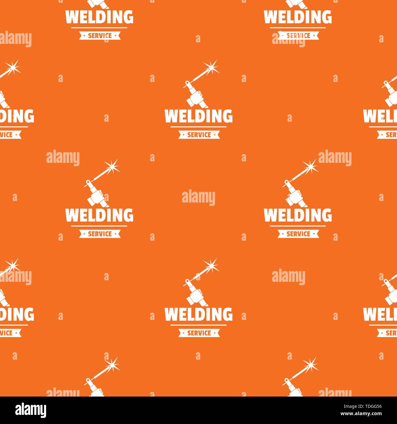 Welding workshop pattern vector orange Stock Vector Image & Art - Alamy
