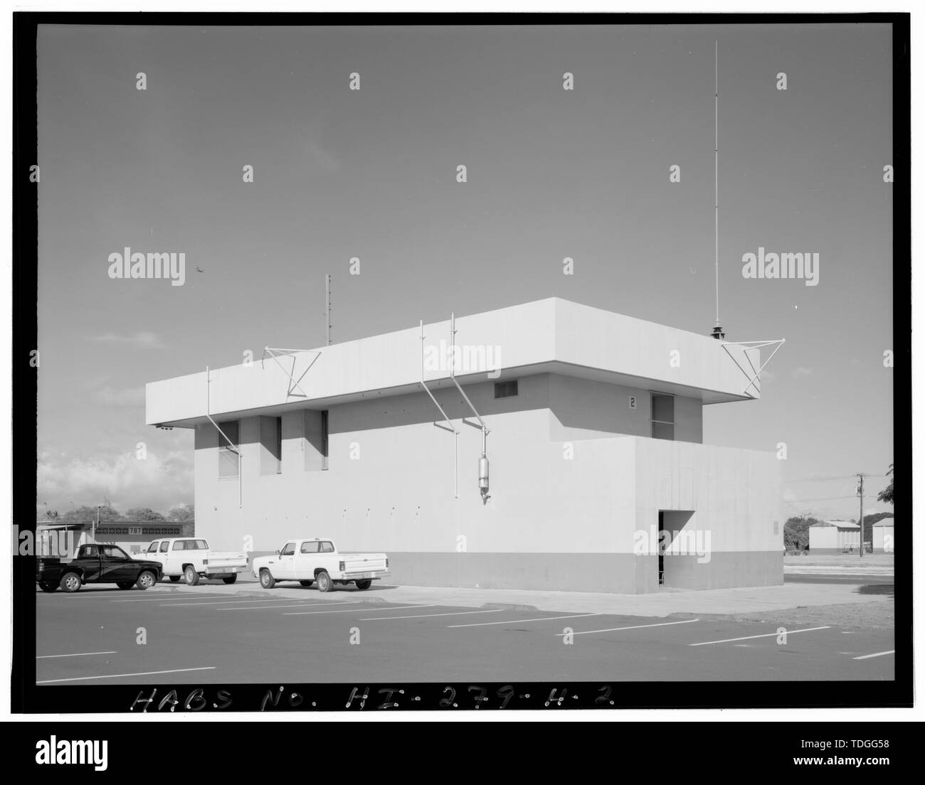 NORTHWEST AND SOUTHWEST SIDES, VIEW FACING EAST-NORTHEAST. - Naval Air ...