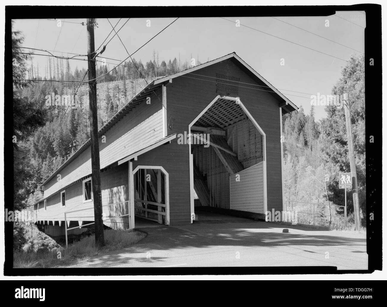 Logging bridge Black and White Stock Photos & Images - Alamy
