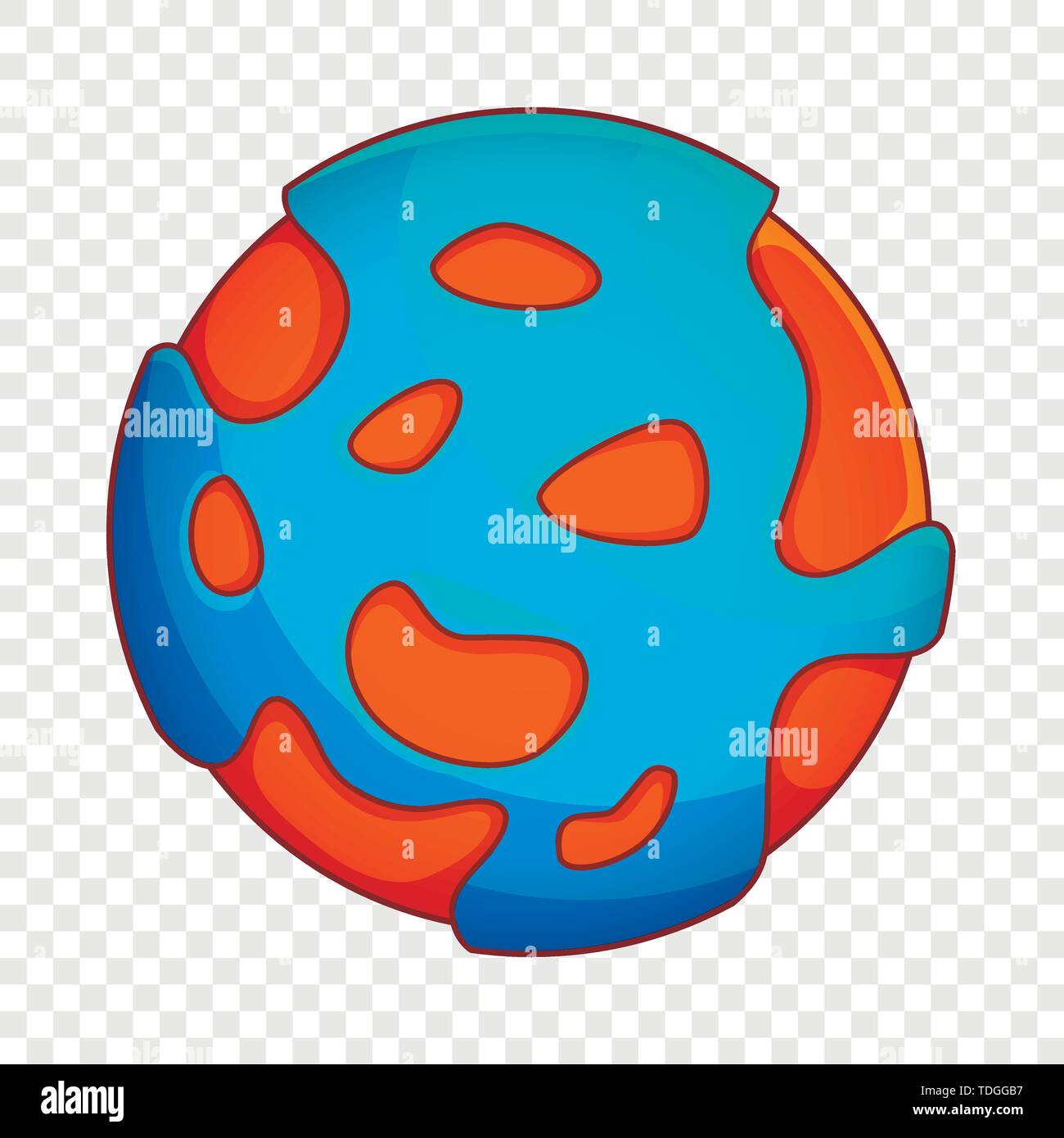 Planet icon, cartoon style Stock Vector Image & Art - Alamy