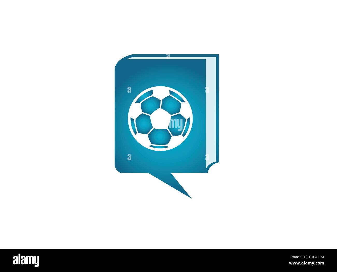 Football for logo design illustration in a chat icon Stock Vector Image ...