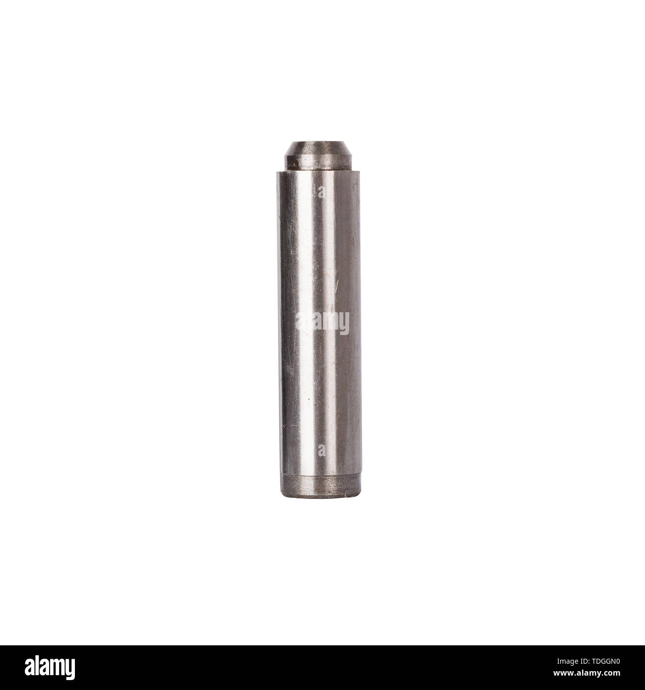 Metal component on white background Stock Photo - Alamy