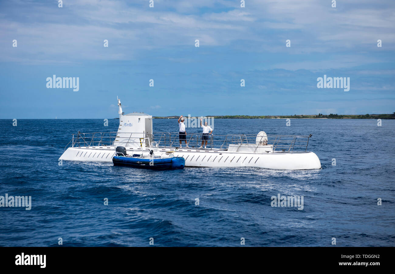 Hawaiian Atlantis undersea sightseeing submarine Stock Photo - Alamy