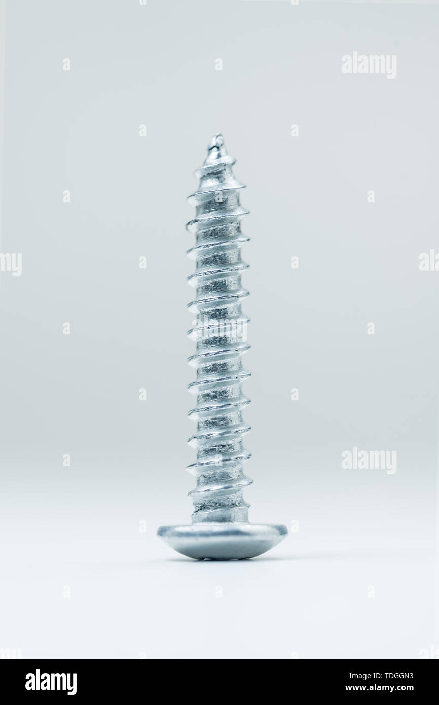 Screws isolated on white background Stock Photo - Alamy