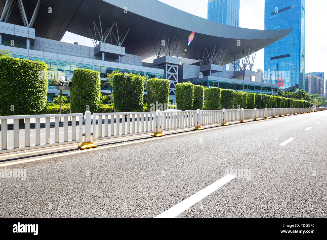 urban road in modern city Stock Photo - Alamy
