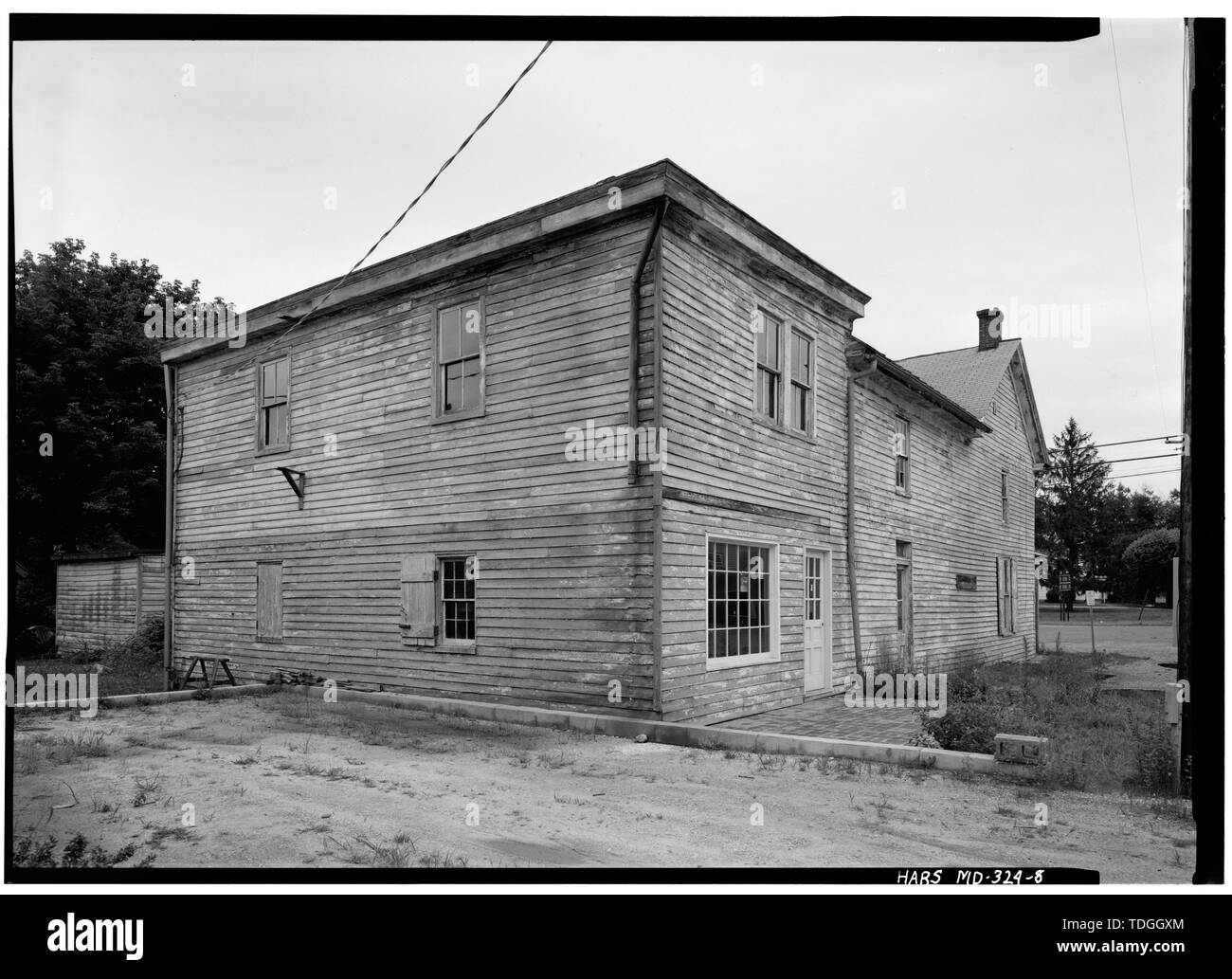 NORTHWEST ELEVATION SHOWING REAR ADDITION AND WEST ELEVATION - George ...
