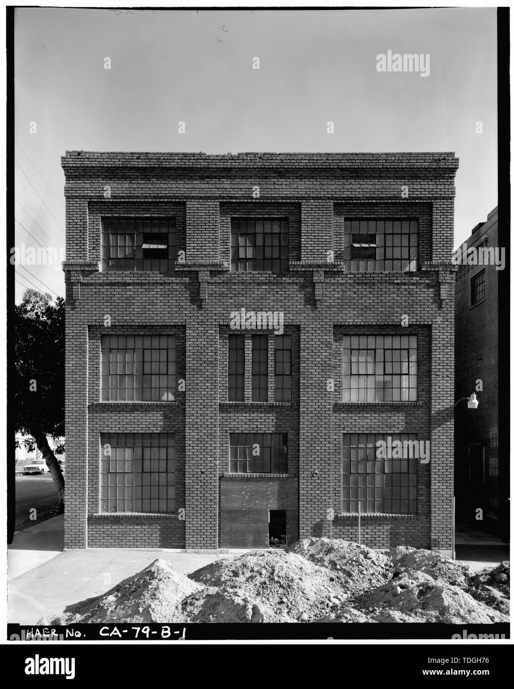 NORTHWEST FRONT OF OFFICE BUILDING - Savage Tire Factory, Office ...