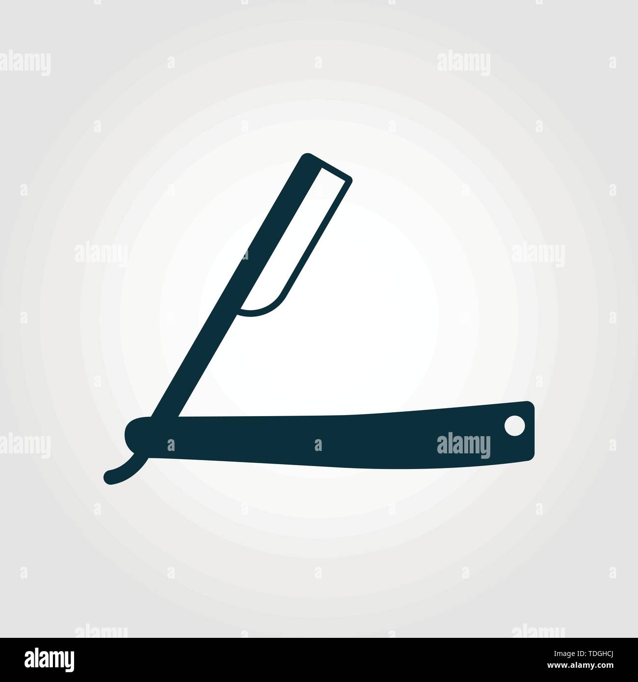 Straight razor Stock Vector Images - Alamy