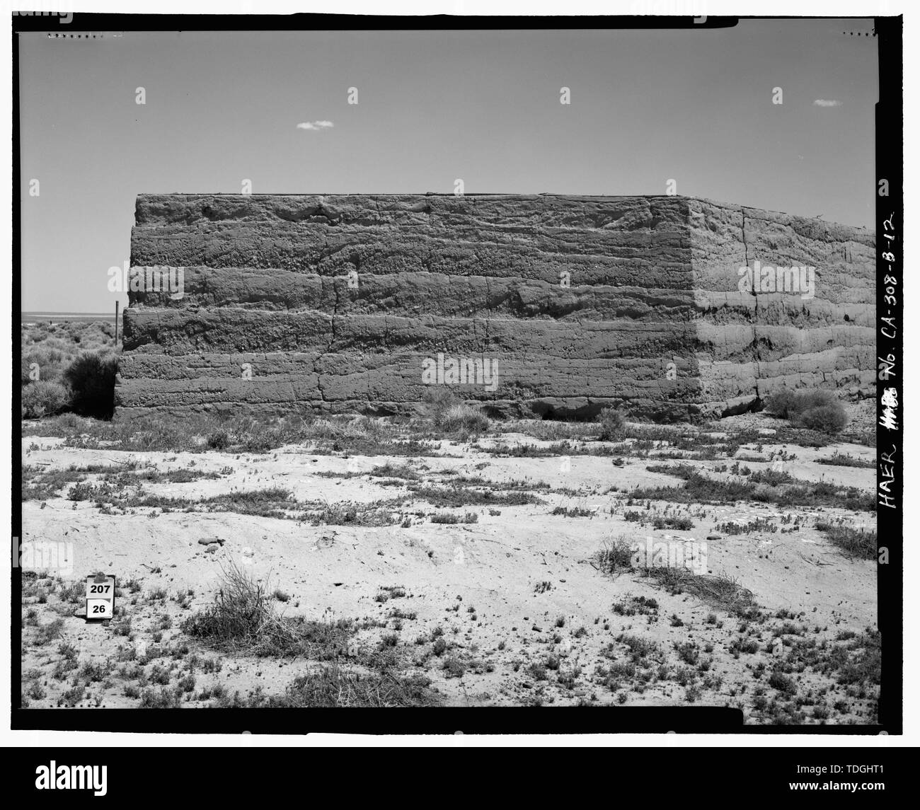 Rammed earth wall Black and White Stock Photos & Images - Alamy