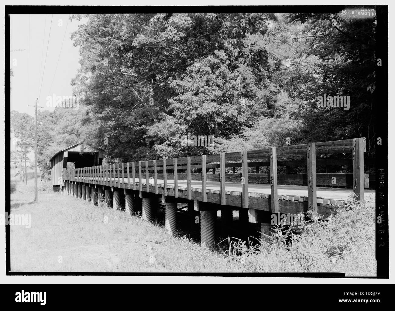 North trestle on 16 diameter metal tubular piers. - Red Oak Creek ...
