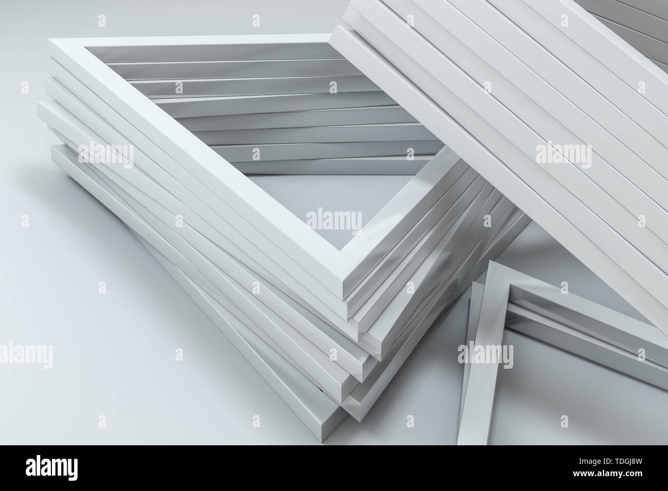 3D rendering,triangular metal frame,the metal texture Stock Photo - Alamy