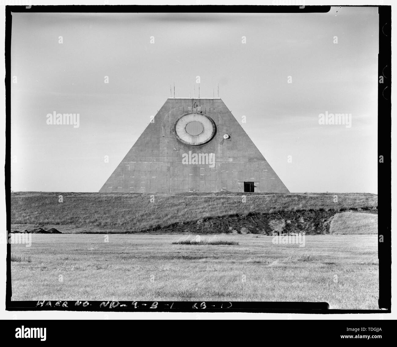 Northeast face of missile site control building, commonly known as the ...