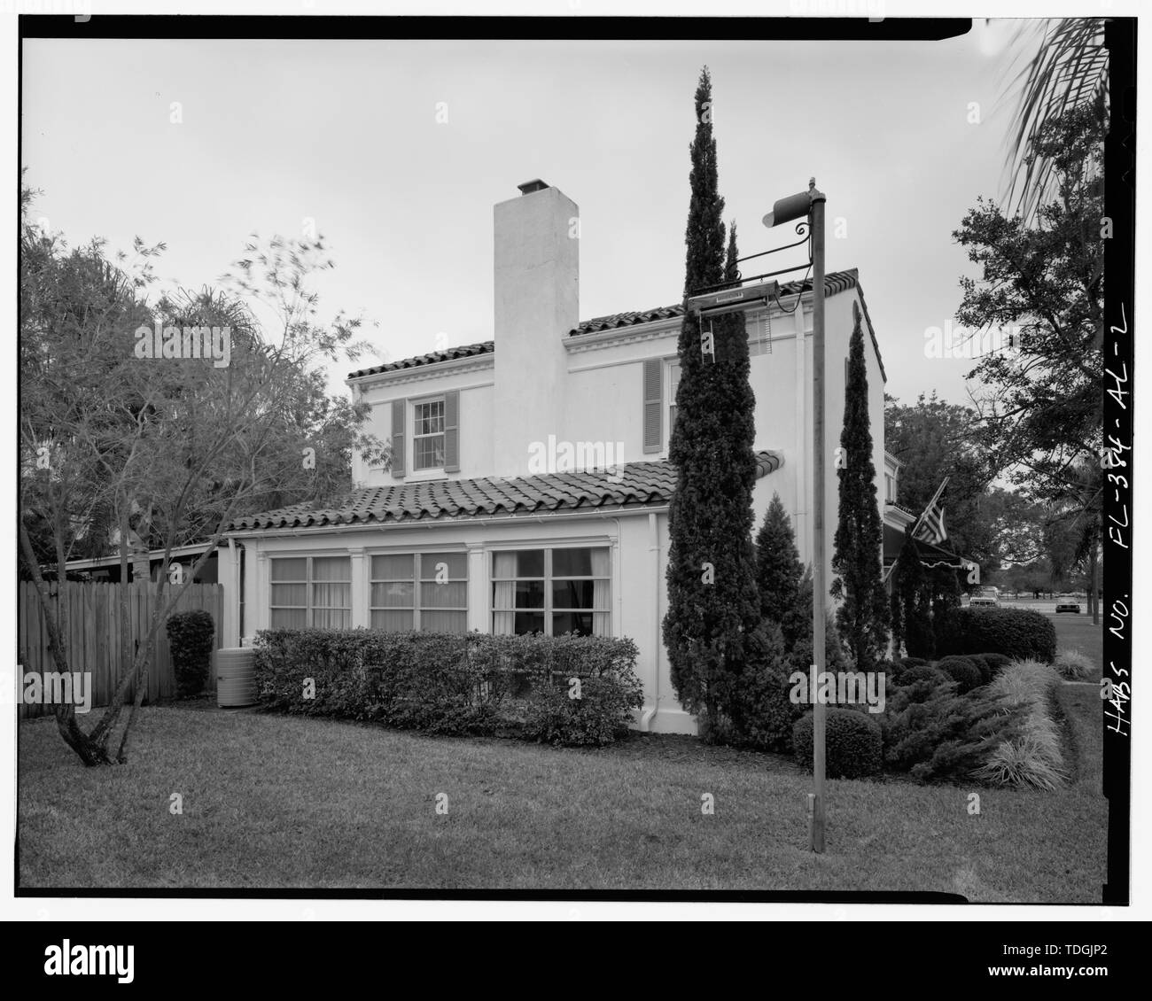Northeast side - MacDill Air Force Base, Field Officers' Quarters, 2112 ...