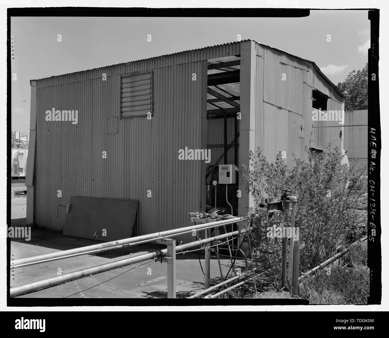 Northwest corner of Building 205, looking southeast. - Rocket Engine ...