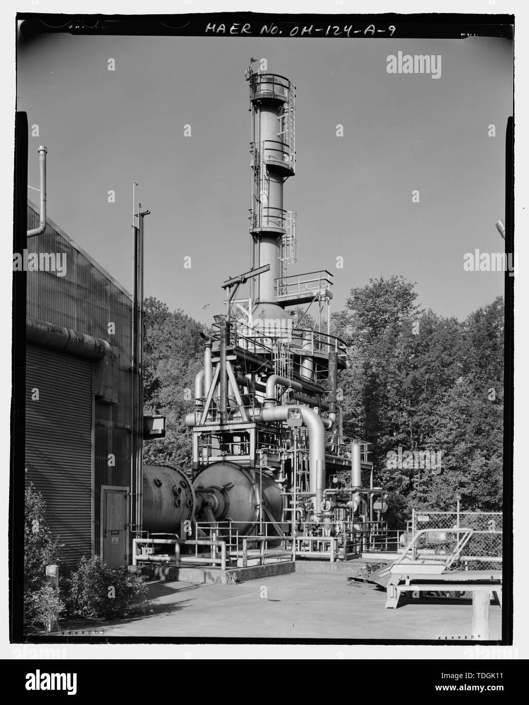 Northwest corner of building 202 test cell, looking southeast. - Rocket ...