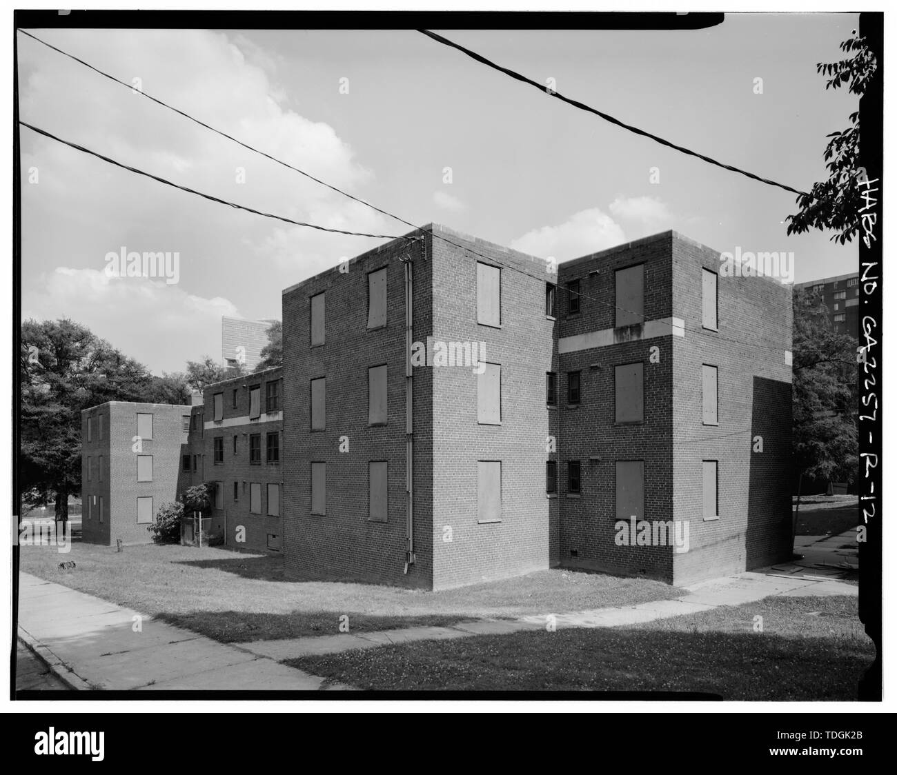 Atlanta homes Black and White Stock Photos & Images - Alamy