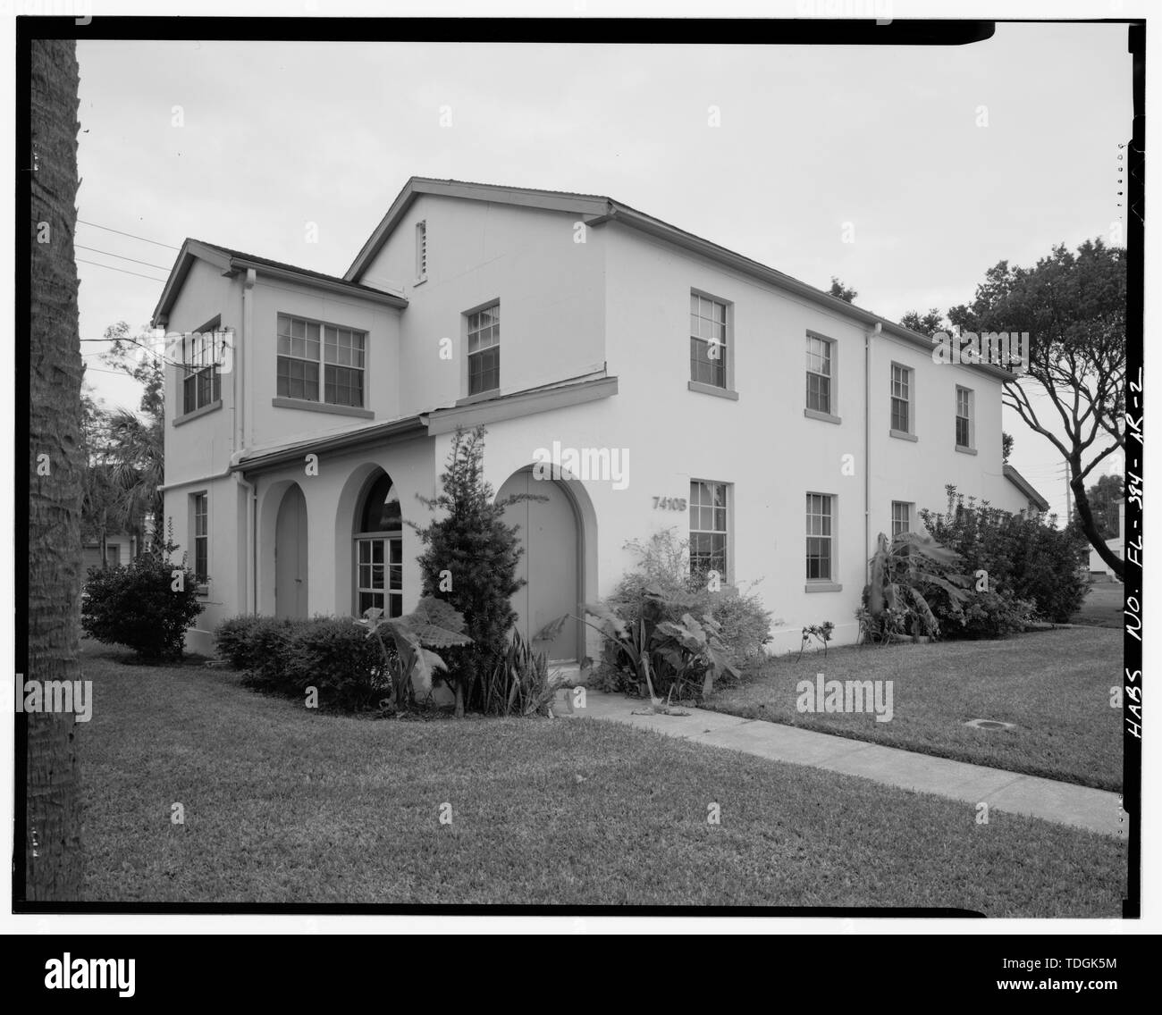 Northwest front and northeast side - MacDill Air Force Base, Double Non ...