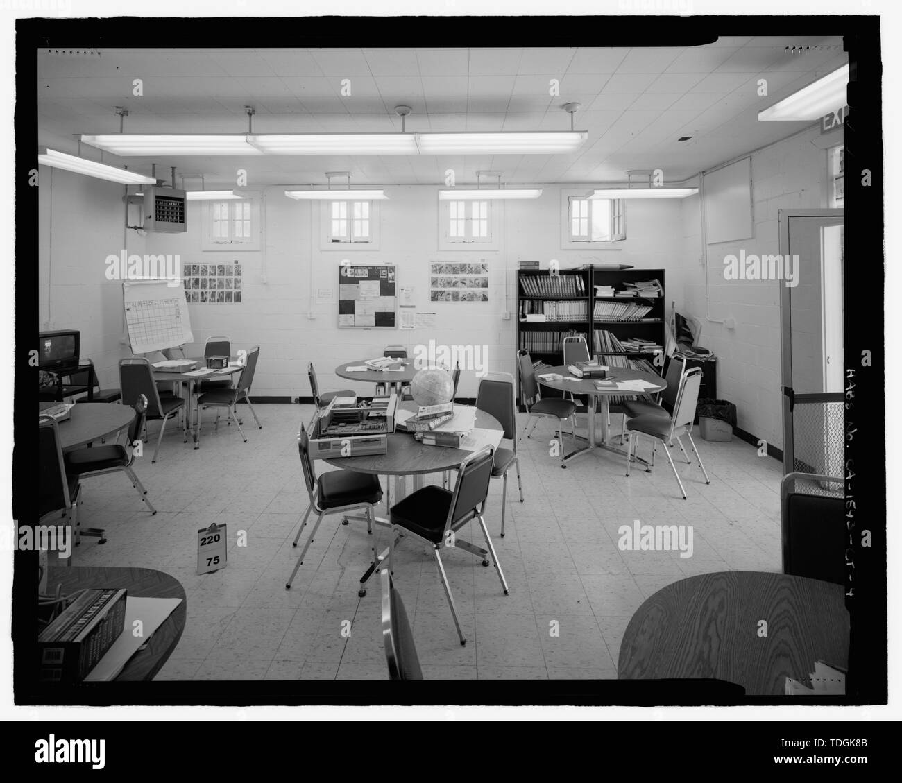 Northwest room, now a study hall, note unusual windows - Mare Island ...