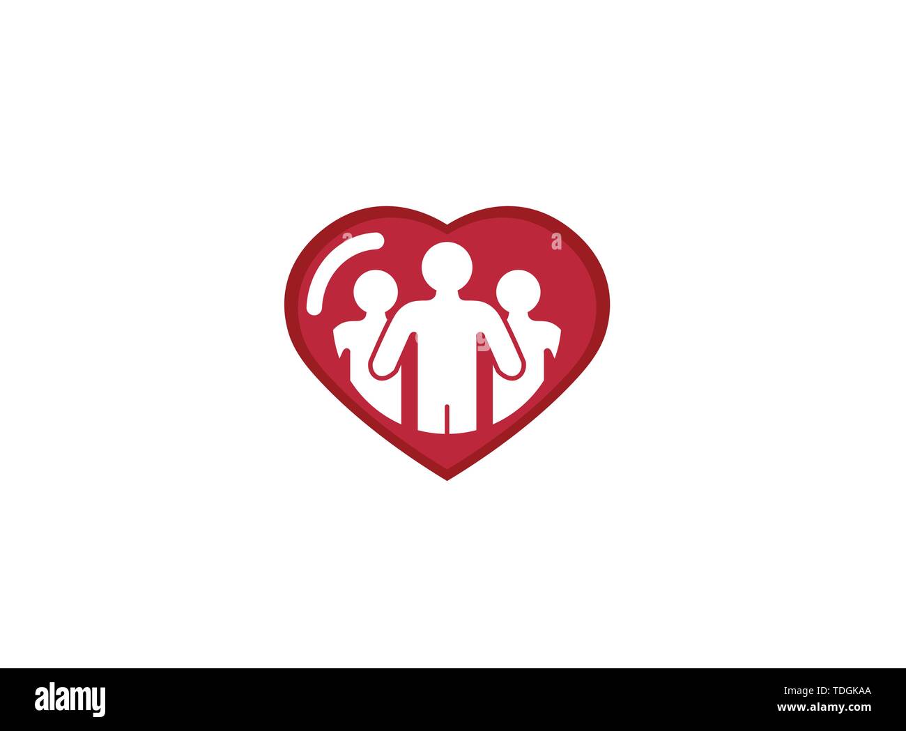 People and family for logo Design illustration, team and group in a ...