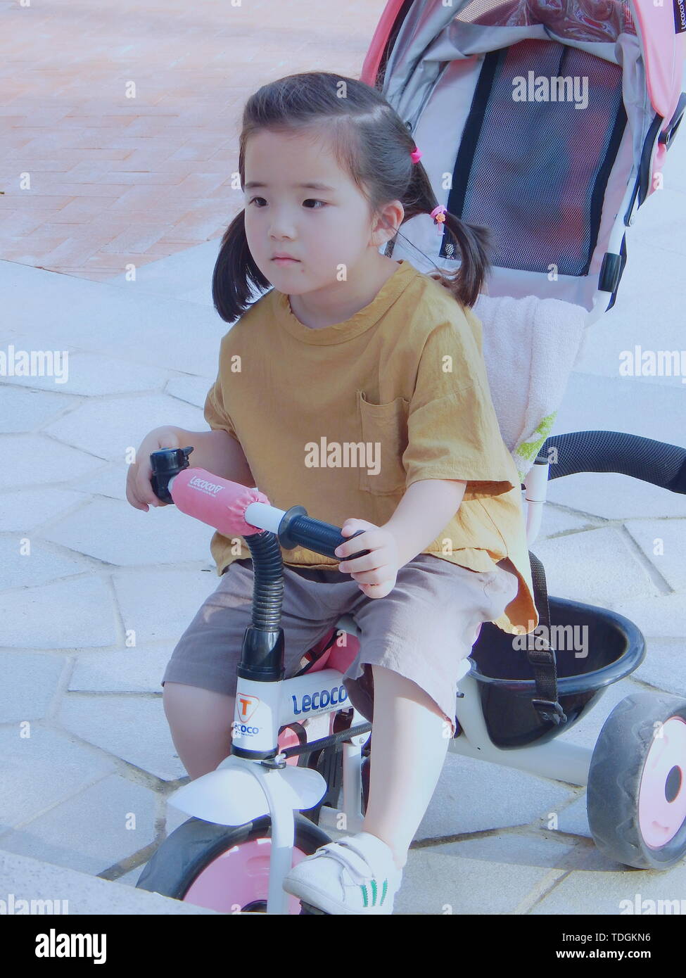 It's evening. Everyone's out for fun Stock Photo - Alamy