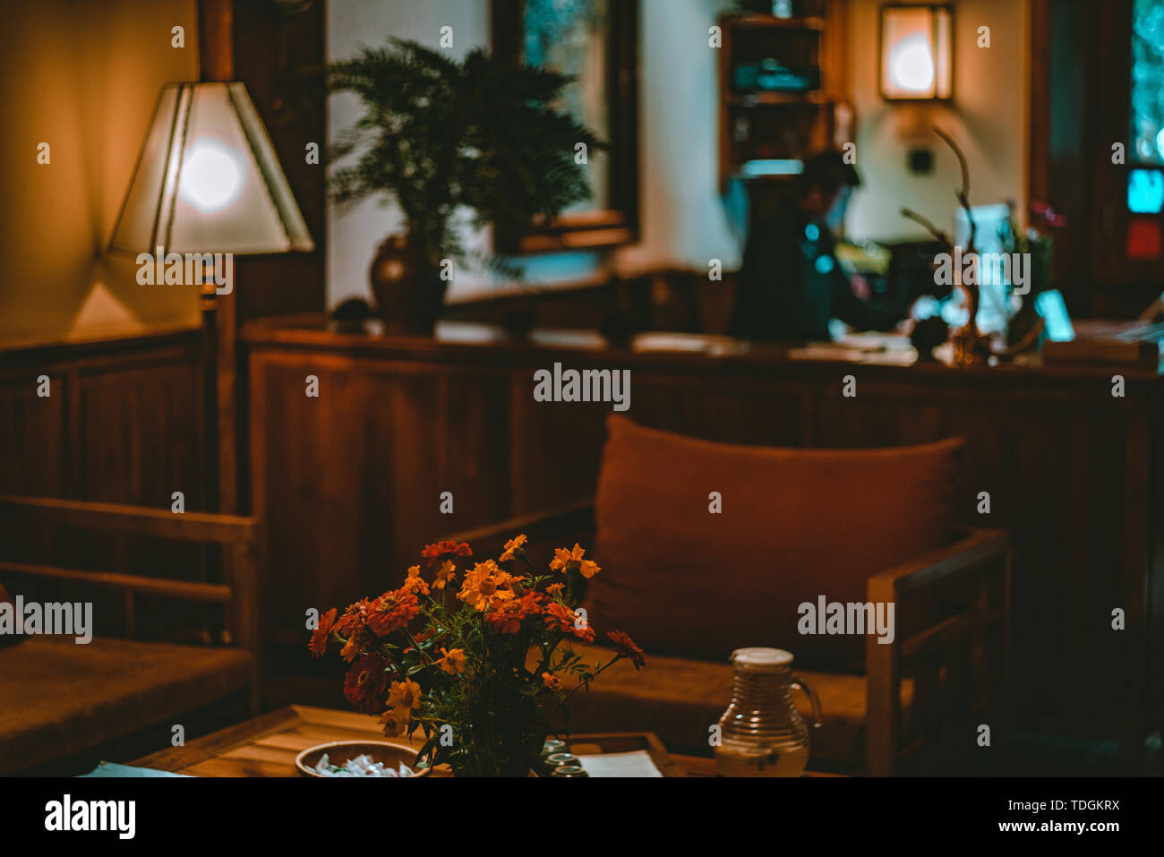 Chinese style restaurant Stock Photo - Alamy