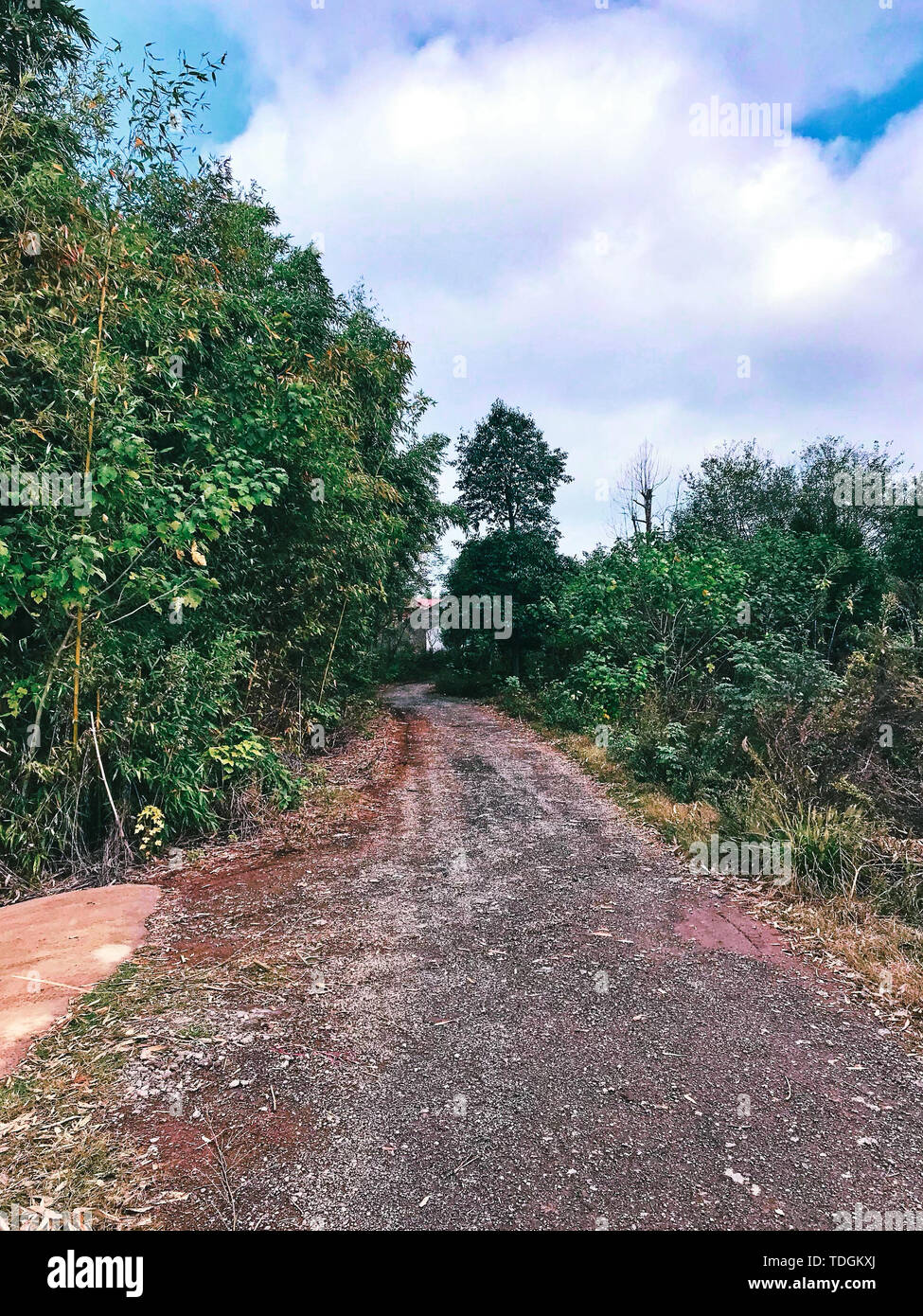 A cloudy path Stock Photo - Alamy