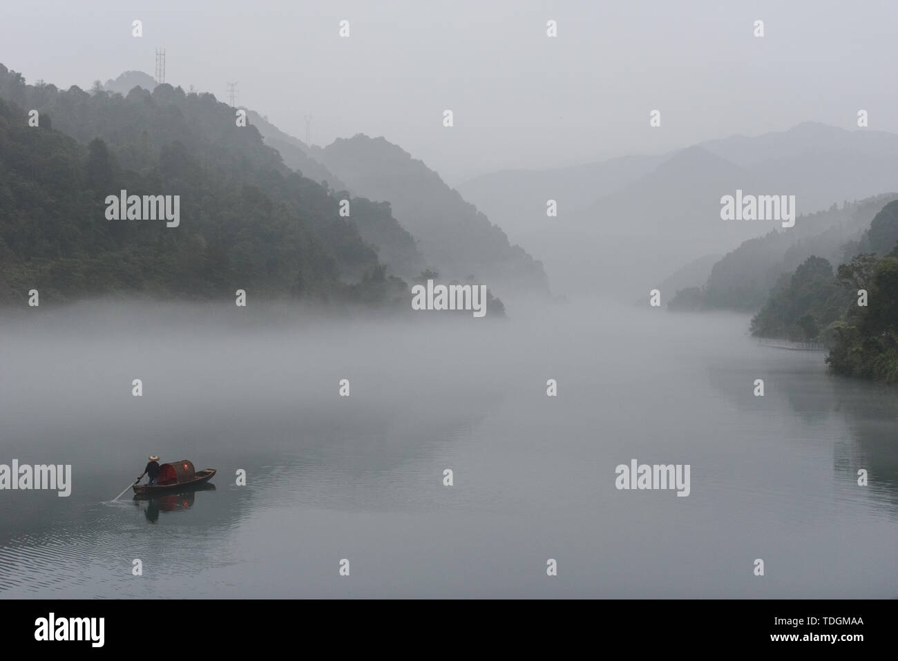 Scenery of Dongjiang Lake in Chenzhou, Hunan Province Stock Photo - Alamy
