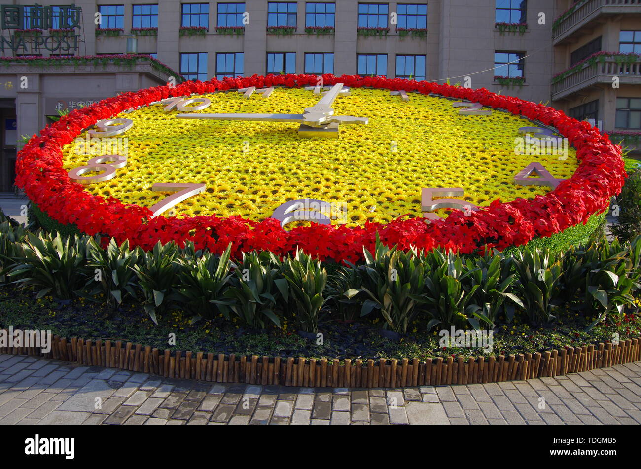 Outdoor flower clock hi-res stock photography and images - Alamy