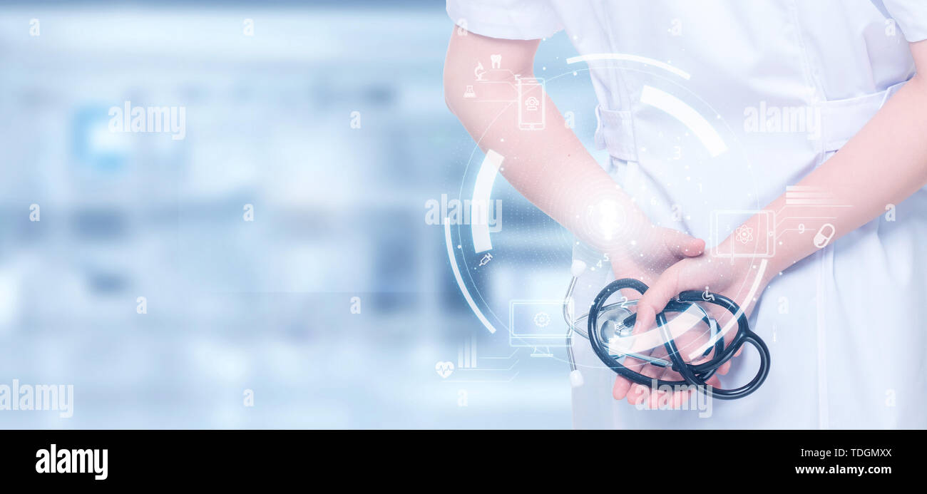 Modern medical concept map Stock Photo - Alamy