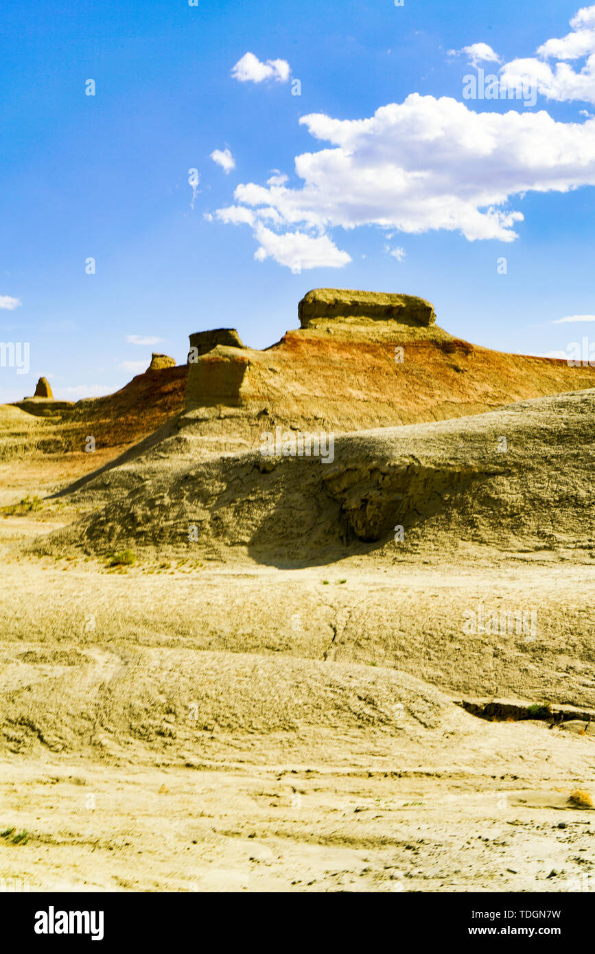 The ghost city of xinjiang Stock Photo - Alamy