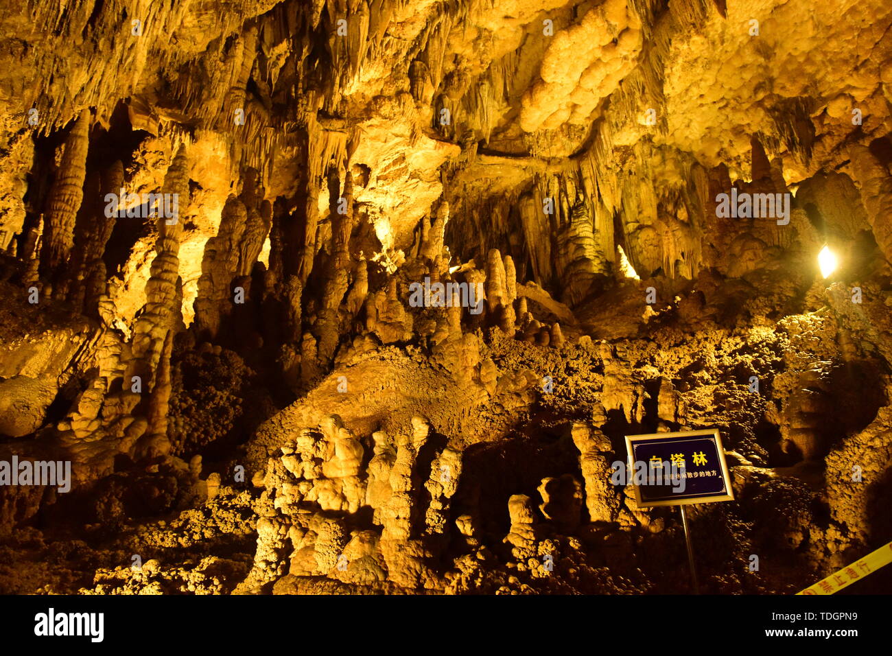 Natural karst caves Stock Photo - Alamy