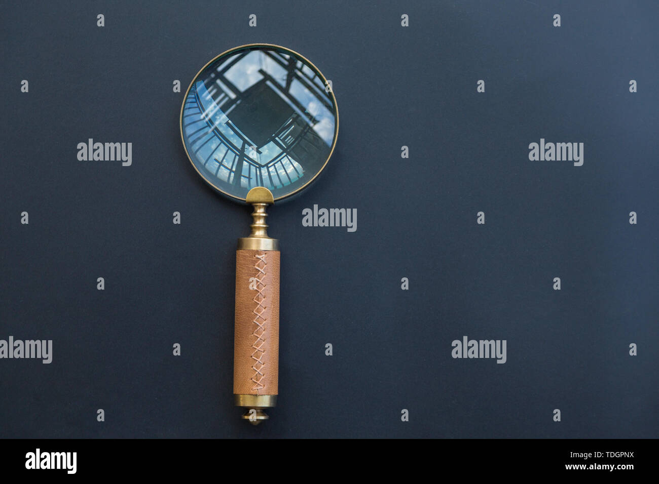 A magnifying glass Stock Photo - Alamy