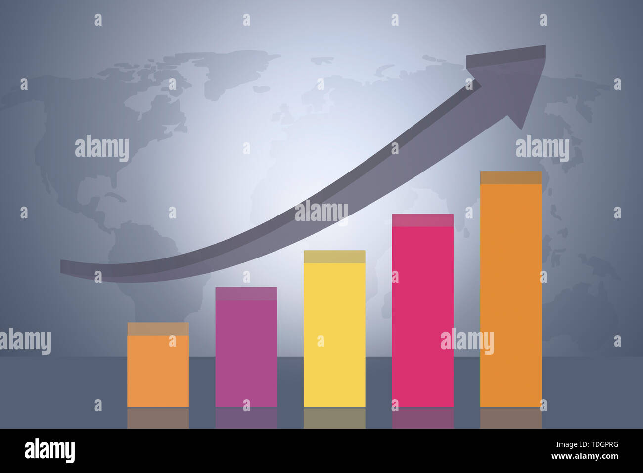 Steady growth chart hi-res stock photography and images - Alamy
