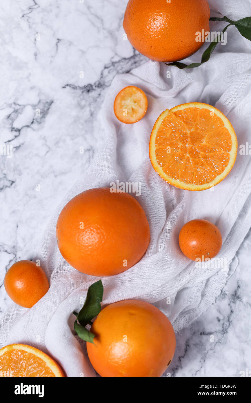 Oranges cut open hi-res stock photography and images - Alamy